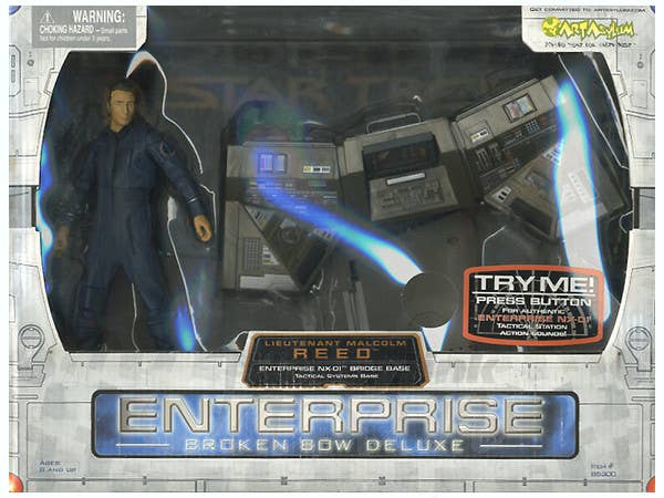 Lieutenant Malcolm Reed & Enterprise NX-01 Bridge Base Tactical Systems ...